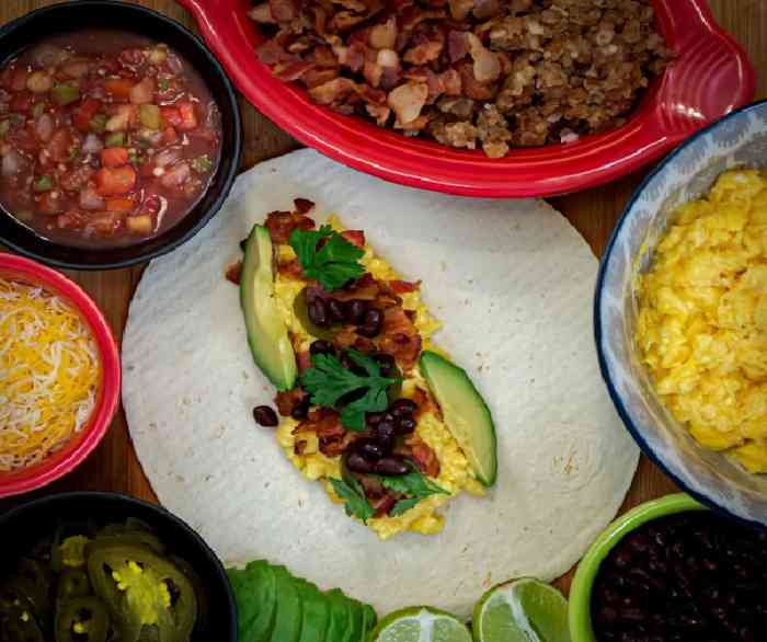 15-Minute Ultimate Family Breakfast Burrito Buffet - Azteca